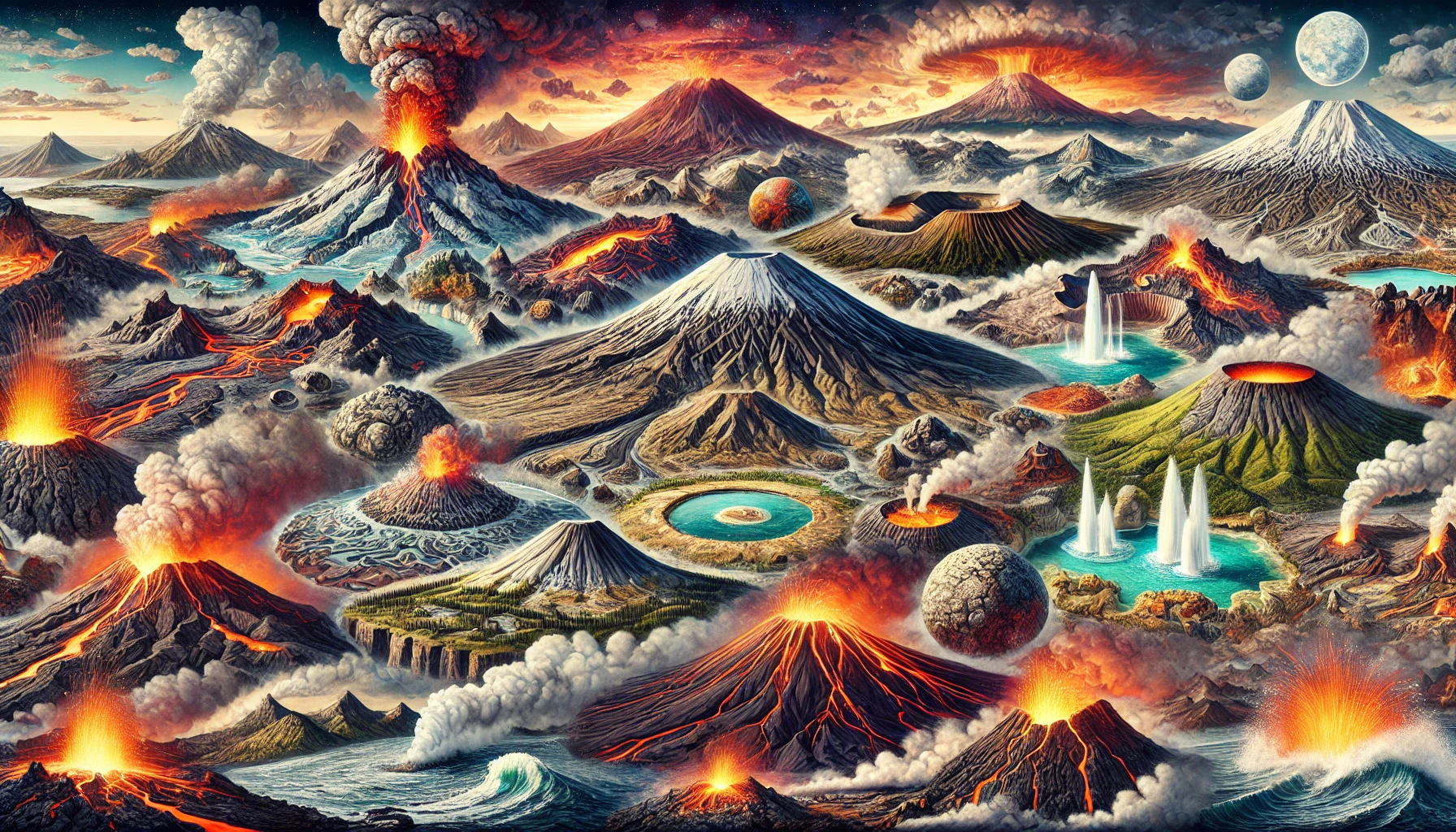 Volcanism UPSC – Volcanic Topography & Landform Features