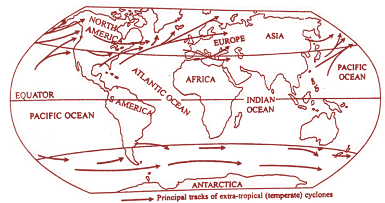 Temperate Cyclones UPSC – Types, Life Cycle & Weather Impact